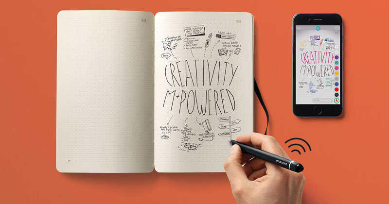 You can now sketch in a notebook and have it digitized instantly