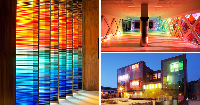 10 Examples Of Colored Glass Found In Modern Architecture And Interior Design