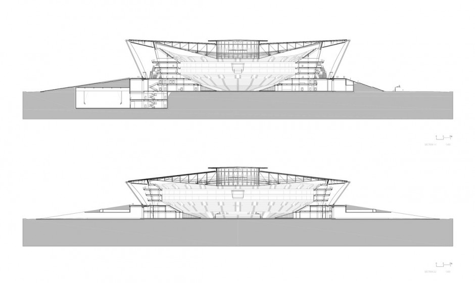 Basketball Stadium by GMP Architects