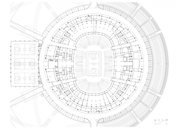 Basketball Stadium by GMP Architects