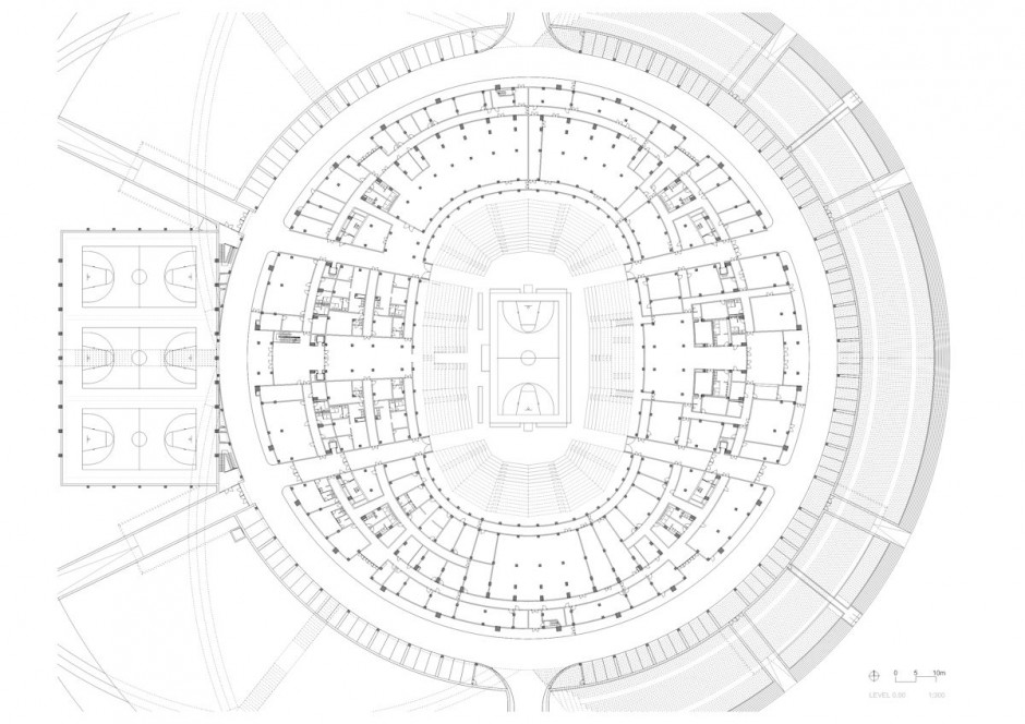 Basketball Stadium by GMP Architects