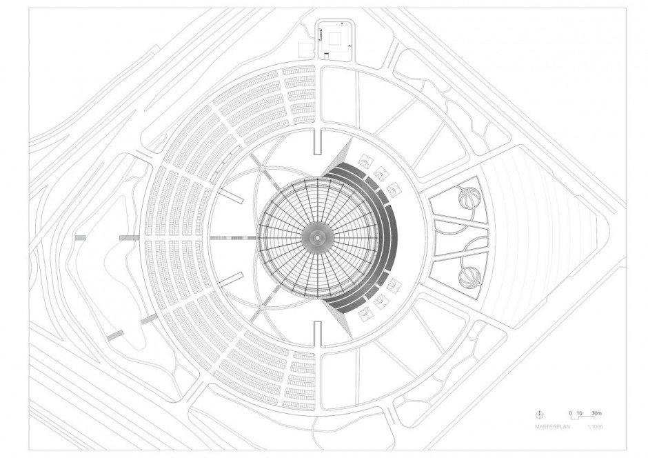 Basketball Stadium by GMP Architects