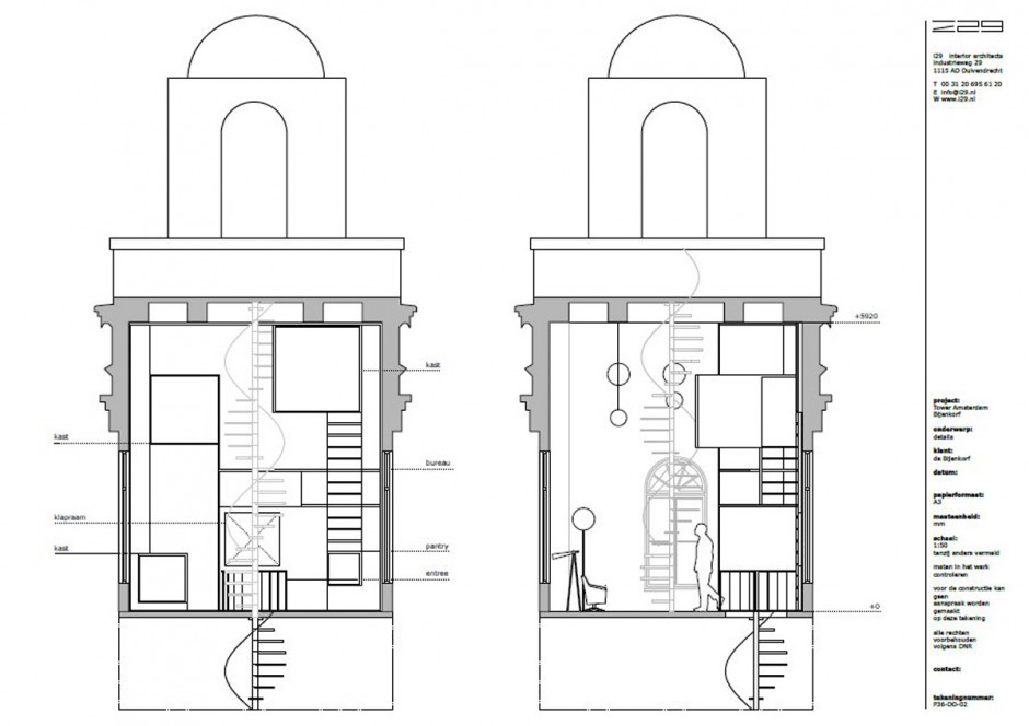 A Department Store Creates A Room For Living Inside The Tower On Their Roof