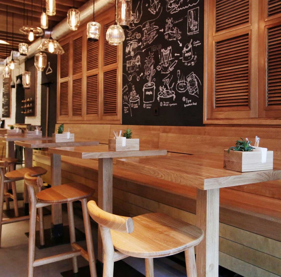 This restaurant in Kiev is keeping it casual and natural