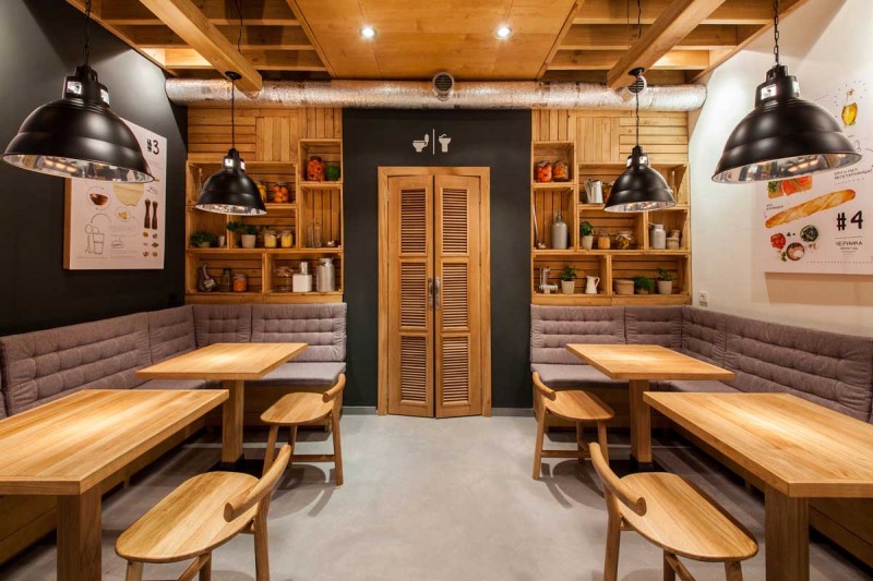 This restaurant in Kiev is keeping it casual and natural