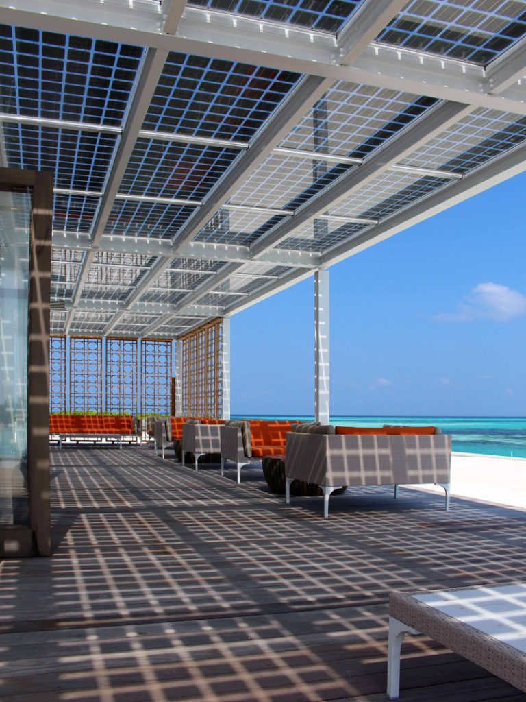 The world’s first entirely solar powered five-star guest resort has opened