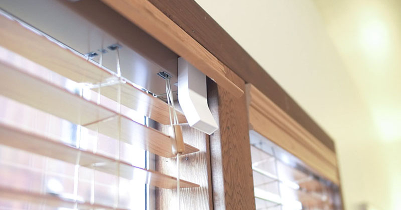 This awesome little device turns normal window blinds into smart blinds