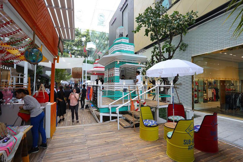 This Whimsical Pop-Up Beach Has Been Built Inside A Shopping Mall