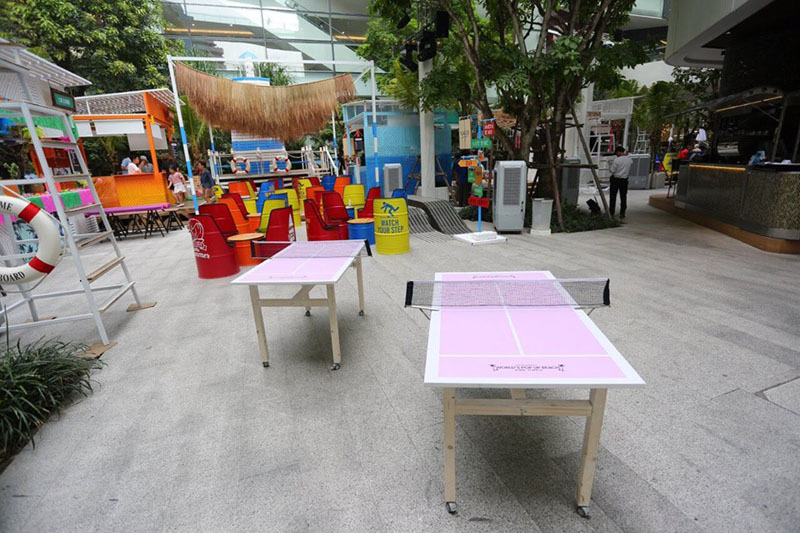 This Whimsical Pop-Up Beach Has Been Built Inside A Shopping Mall