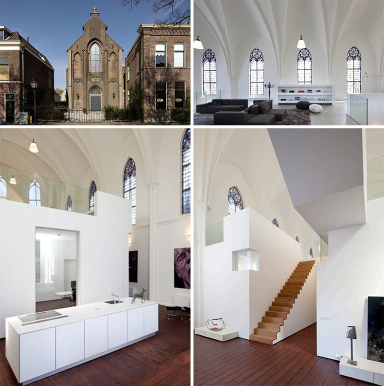 8 Examples Of Churches That Have Been Converted Into Contemporary Homes