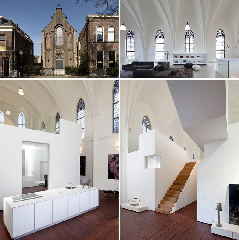 8 Examples Of Churches That Have Been Converted Into Contemporary Homes