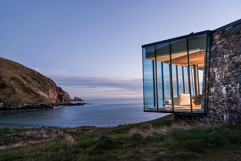 This super secluded seaside home was built where the world won't find you