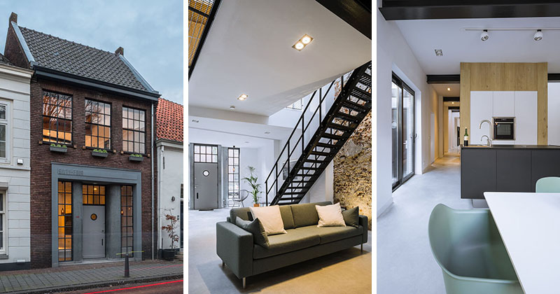 This Dutch Office/Workshop Was Transformed Into A Contemporary Home