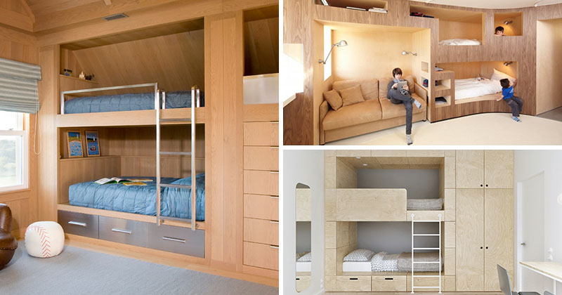 12 Inspirational Examples Of Built-In Bunk Beds