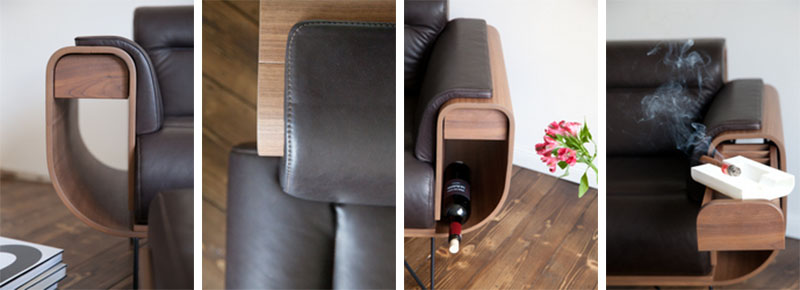 This Chair Was Designed Specifically For Cigar Aficionados - Marvin