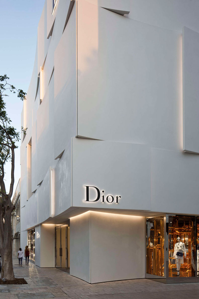 The Façade Of The New Dior Shop In Miami Is A Visual Delight