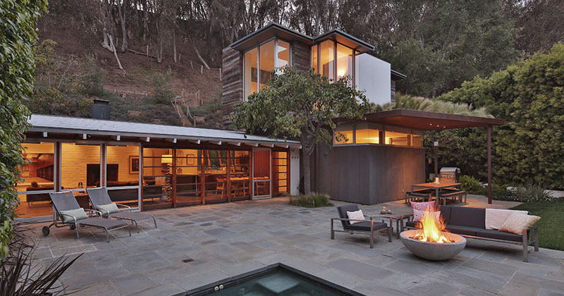 This Rustic Modern Home Lives In A California Canyon