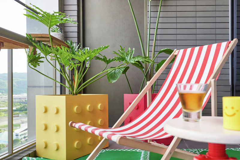 This Lego-inspired apartment is one big playspace