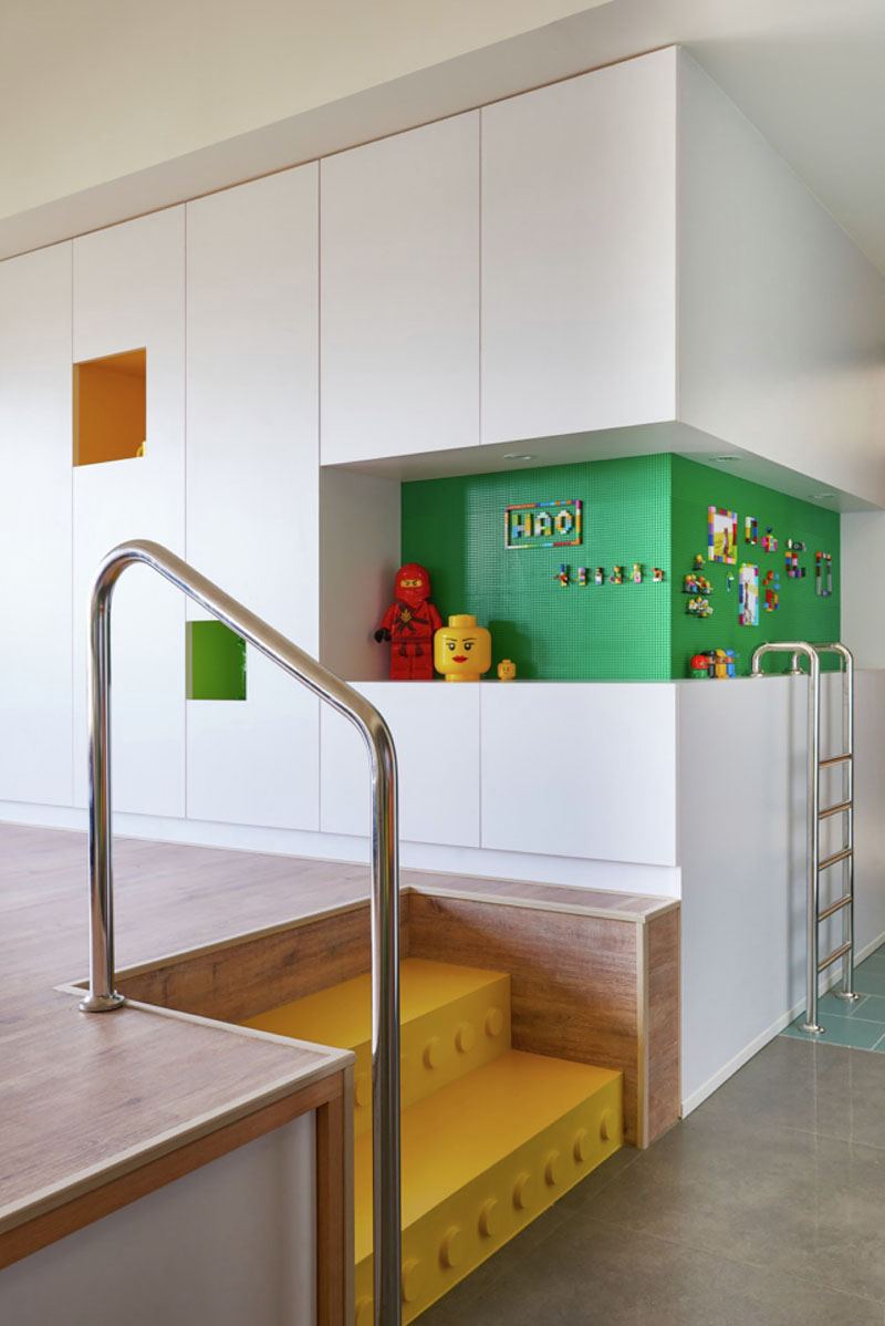 This Lego-inspired apartment is one big playspace