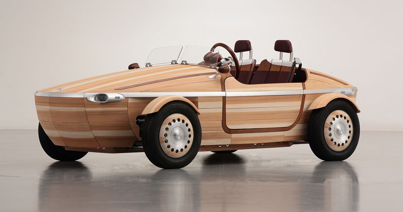 Toyota has made a new concept car out of wood