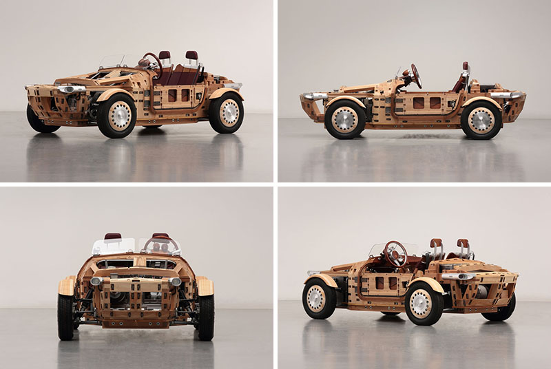 Toyota has made a new concept car out of wood