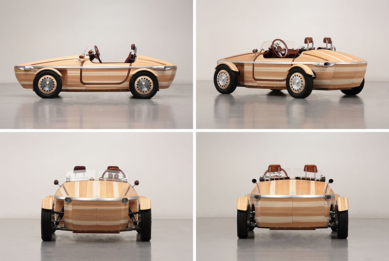 Toyota has made a new concept car out of wood