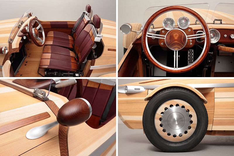 Toyota has made a new concept car out of wood