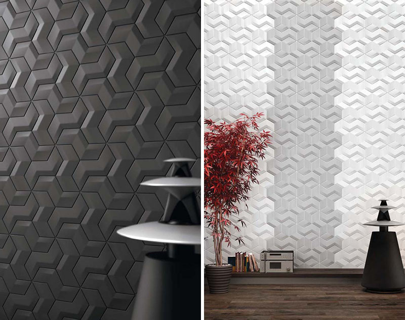 25 Creative 3D Wall Tile Designs To Help You Get Some Texture On Your ...