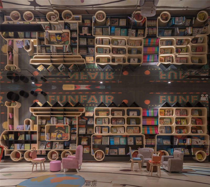 This Unique New Bookstore Is Filled With Optical Illusions