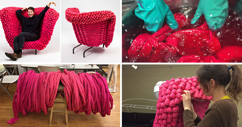 See How This Colorful Woven Chair Was Made
