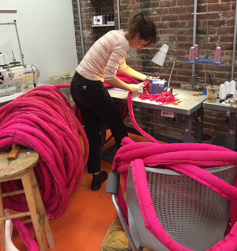 See How This Colorful Woven Chair Was Made