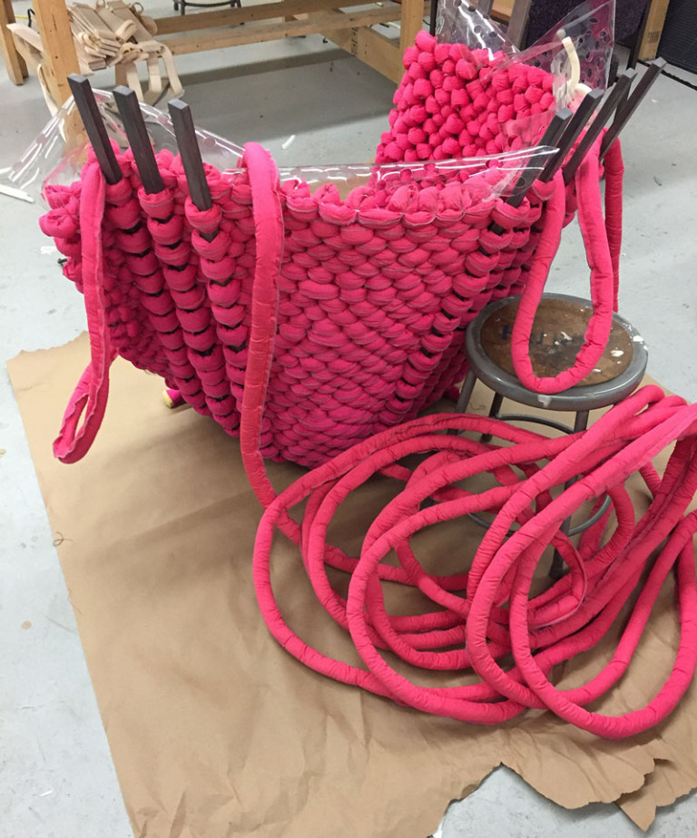 See How This Colorful Woven Chair Was Made