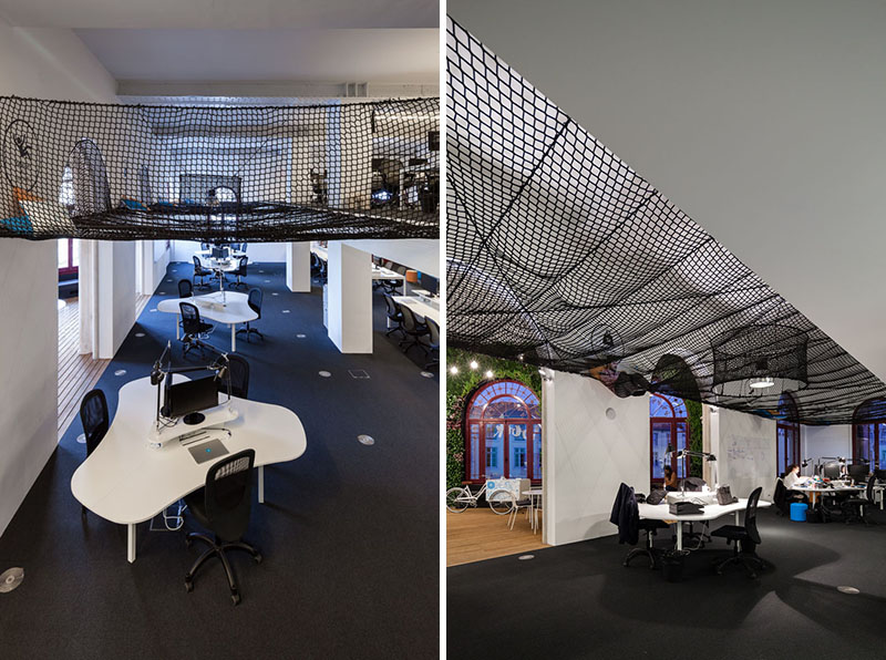 This Office Has A Hangout Net Where The Super Serious Work Gets Done