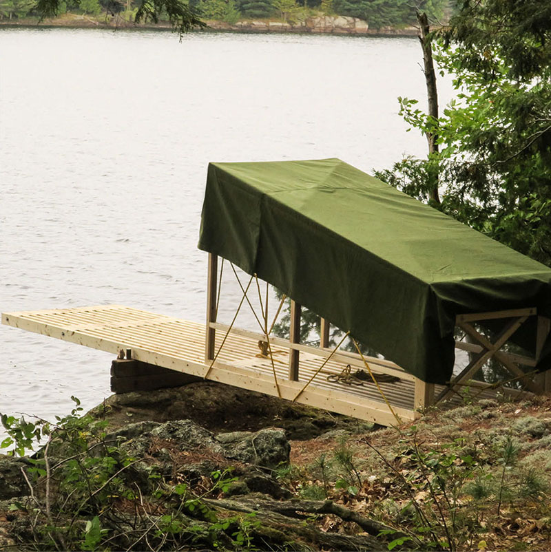 This Waterfront Platform Was Designed For Sleeping And Diving