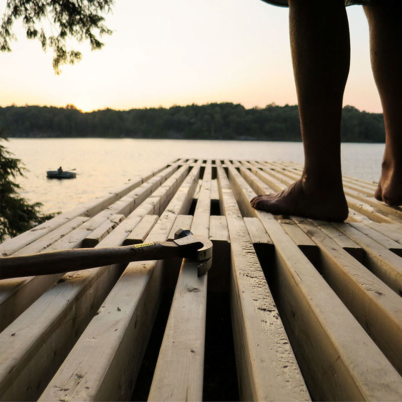 This Waterfront Platform Was Designed For Sleeping And Diving