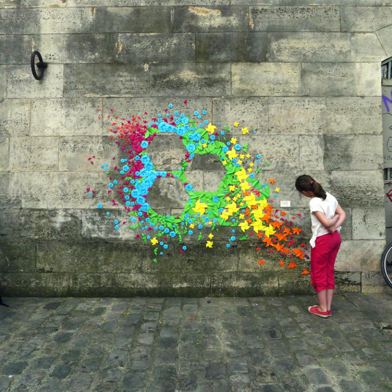This Urban Artist Creates Amazing Rainbow Colored Art Around The World