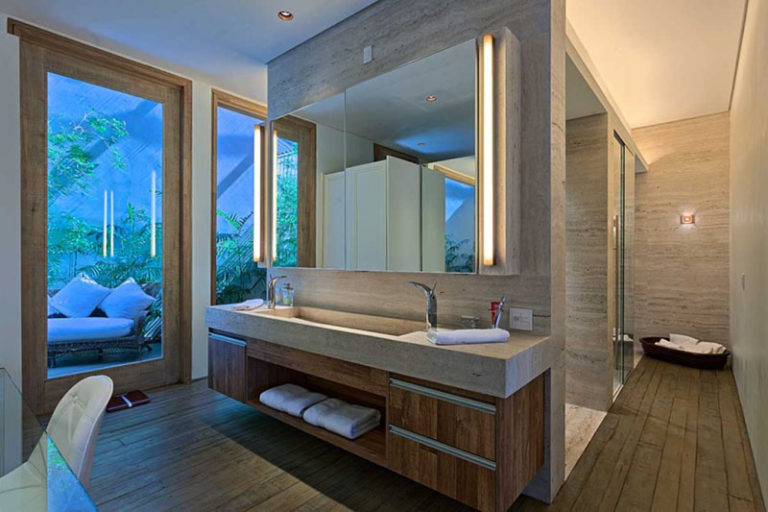 15 Examples Of Bathroom Vanities That Have Open Shelving