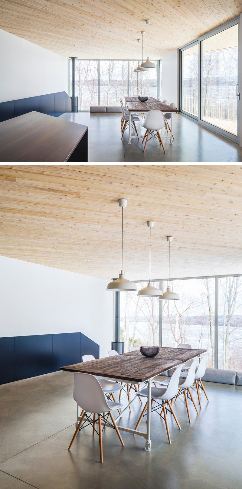 This Home Bravely Combines A Palette Of Light And Dark Materials