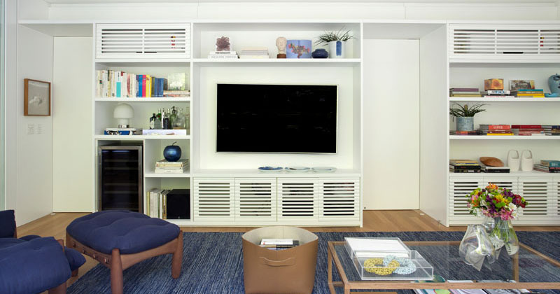 All Of The Air Conditioning Units In This Apartment Are Hidden