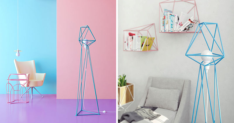 These Floor Lamps Are Perfect For Fans Of Geometric Shapes
