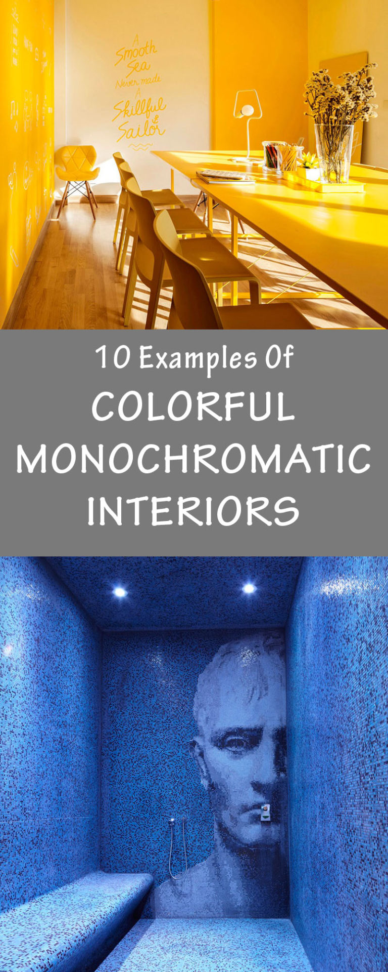 10 Bold Examples Of Monochromatic Interiors