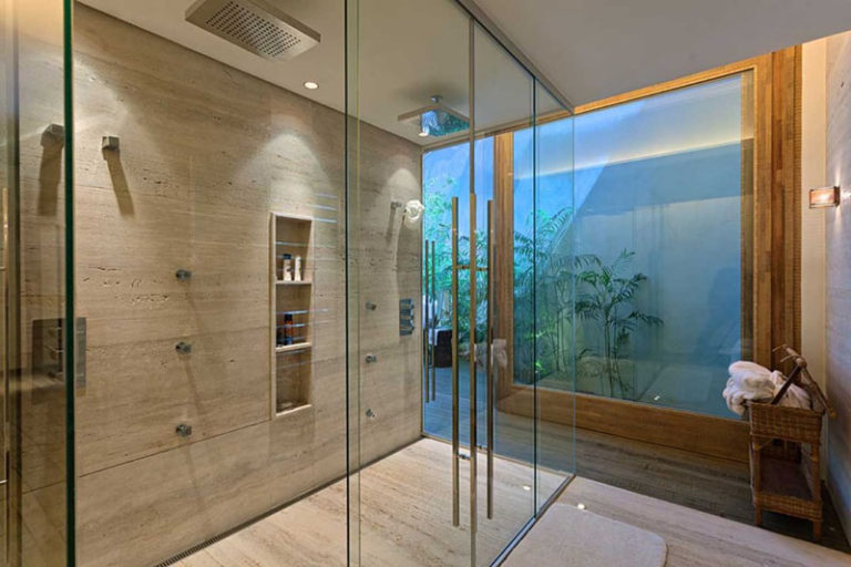 12 Design Ideas For Including Built-In Shelving In Your Shower