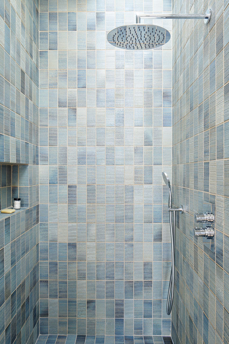 12 Design Ideas For Including Built-In Shelving In Your Shower