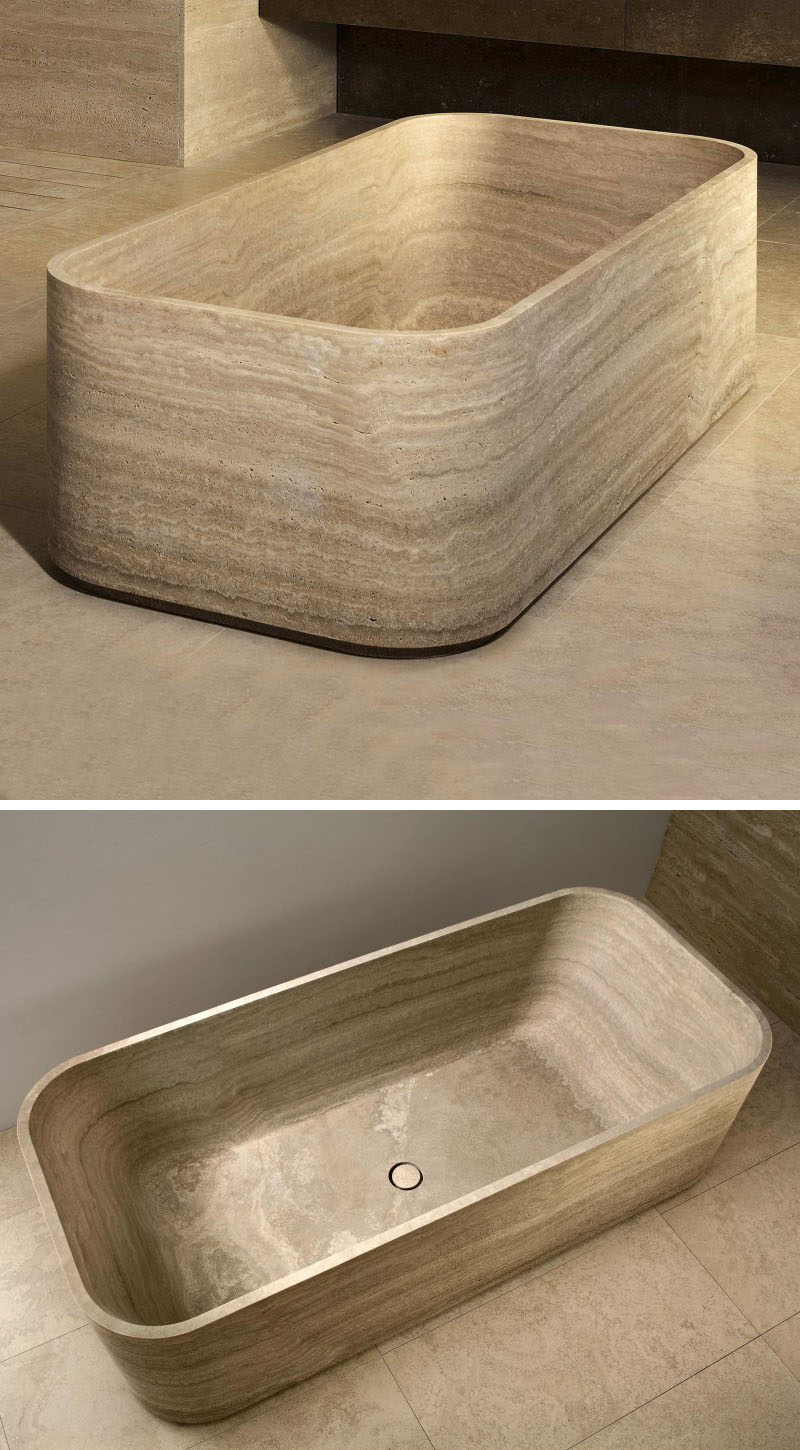 8 Stunning Examples Of Bathtubs Made From Solid Stone