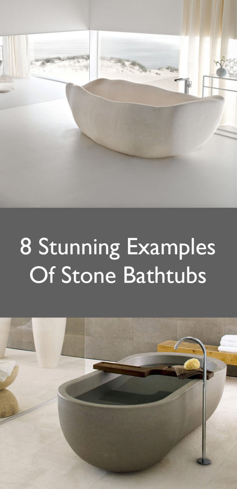 8 Stunning Examples Of Bathtubs Made From Solid Stone