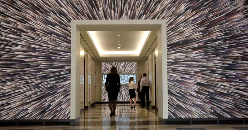 This Motion-Activated Mural Moves When You Do