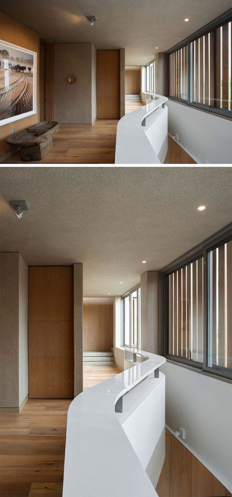 A Natural Palette Of Earth Tones Runs Through This Home Overlooking The ...