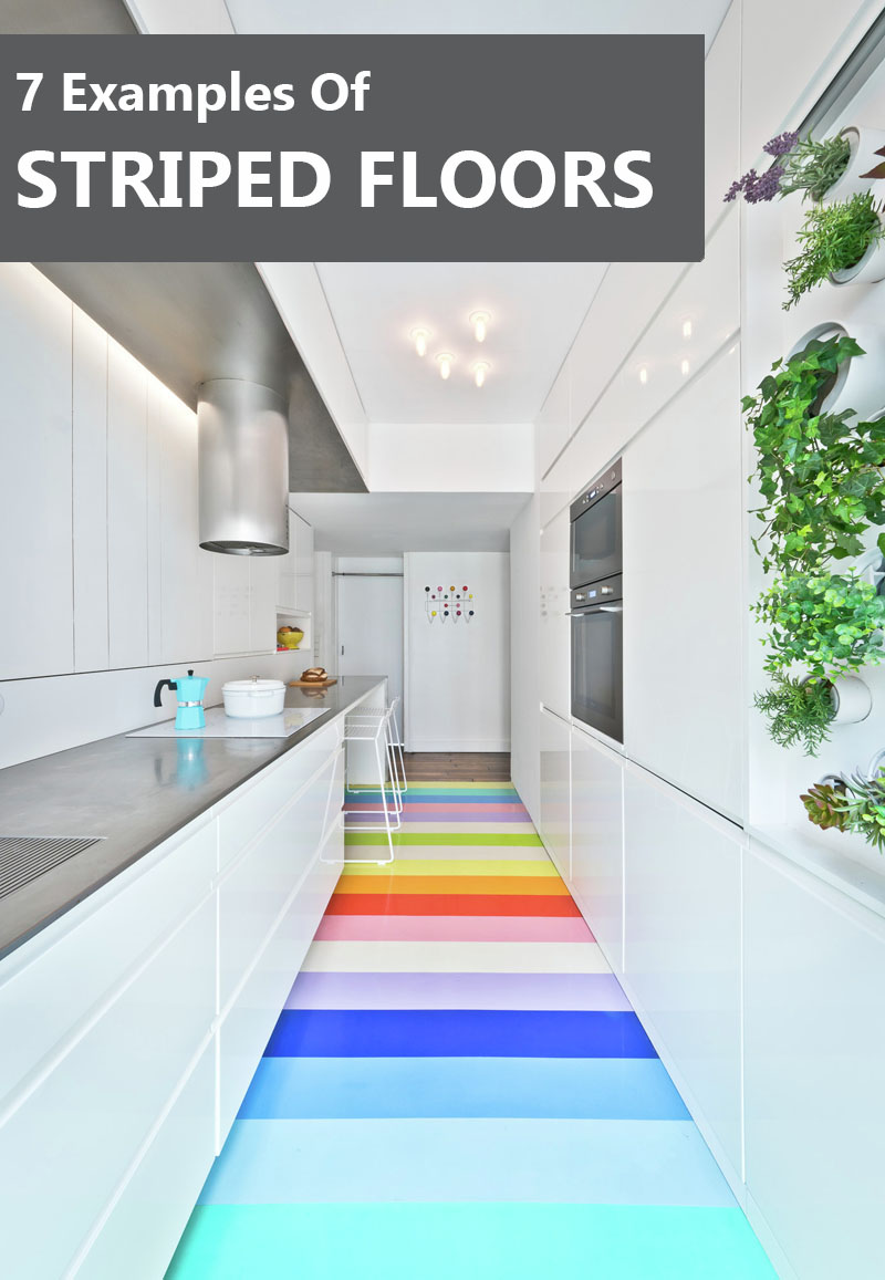 7 Examples Of Striped Floors In Contemporary Homes