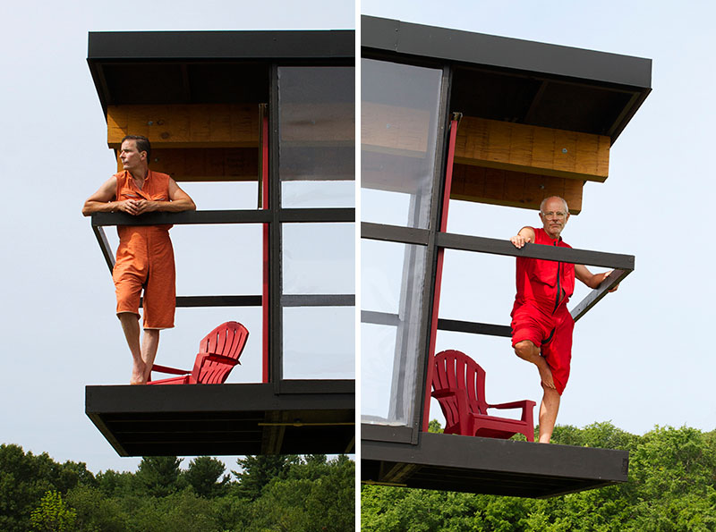 This House Built On A Single Column Can Rotate 360-Degrees