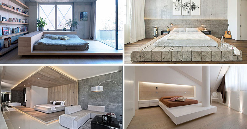 Bedroom Design Idea - Place Your Bed On A Raised Platform